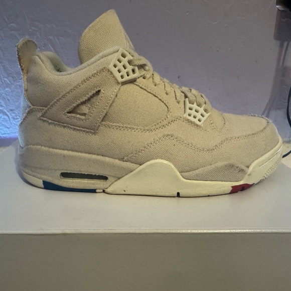 Jordan | Shoes | Wmns Air Jordan 4 Retro Blank Canvas Cream | Poshmark